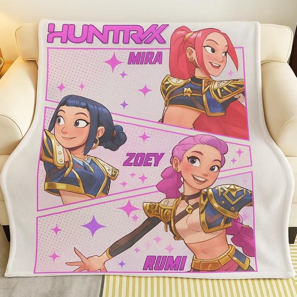 Kpop Demon Hunters Blanket - Etsy