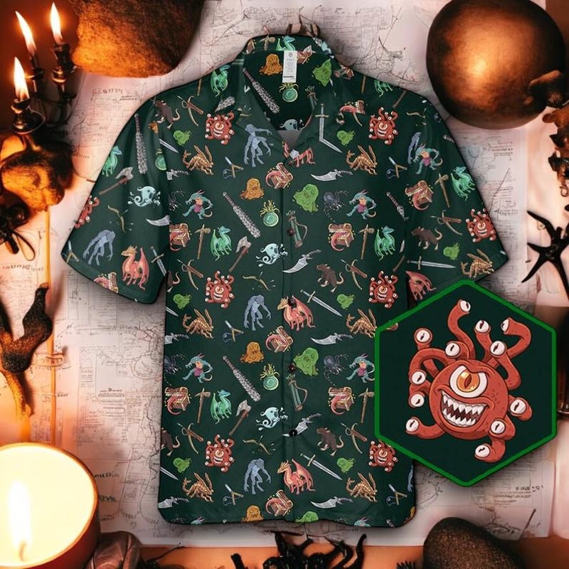 Women Dnd Hawaiian Shirt - Etsy