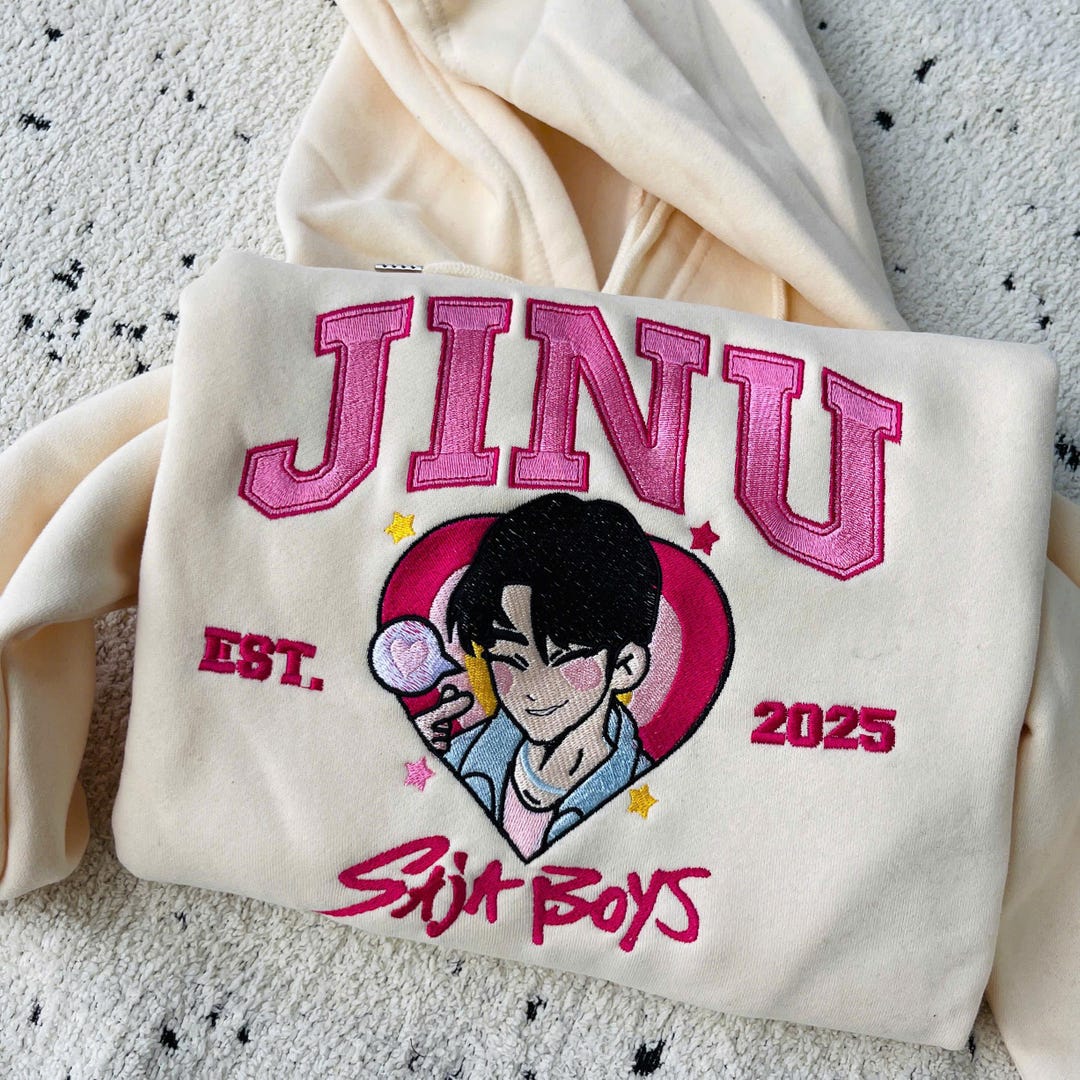 Embroidered K.pop Demon Hun.ter Character Sweatshirt, Jinu Abby Baby ...