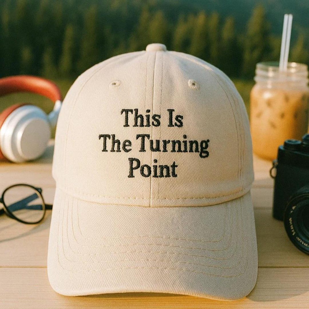Embroidered This is the Turning Point Hat, Charlie Kirk Cap, Memorial ...