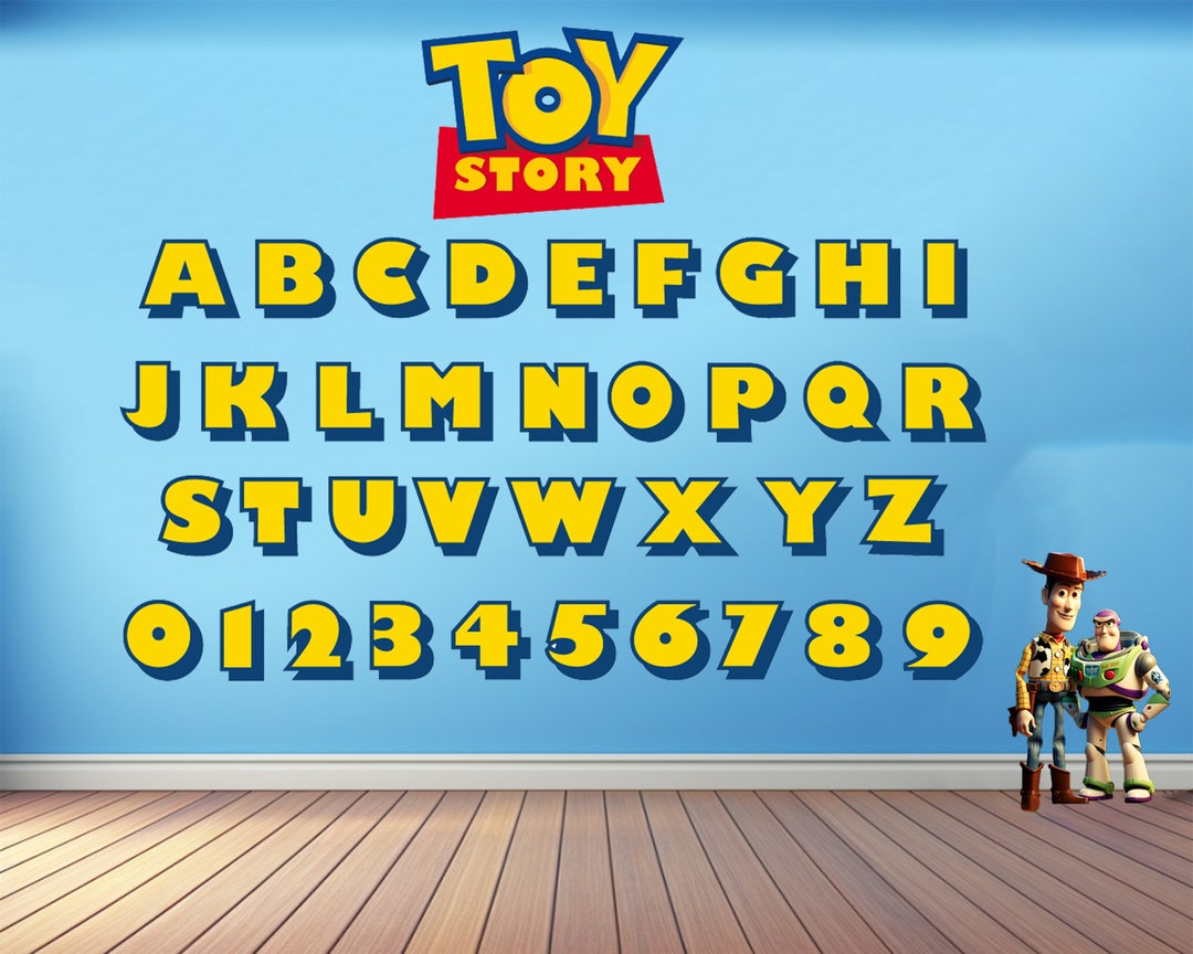 Toy Story Schrift SVG Toy Story Alphabet SVG Toy Story - Etsy.de