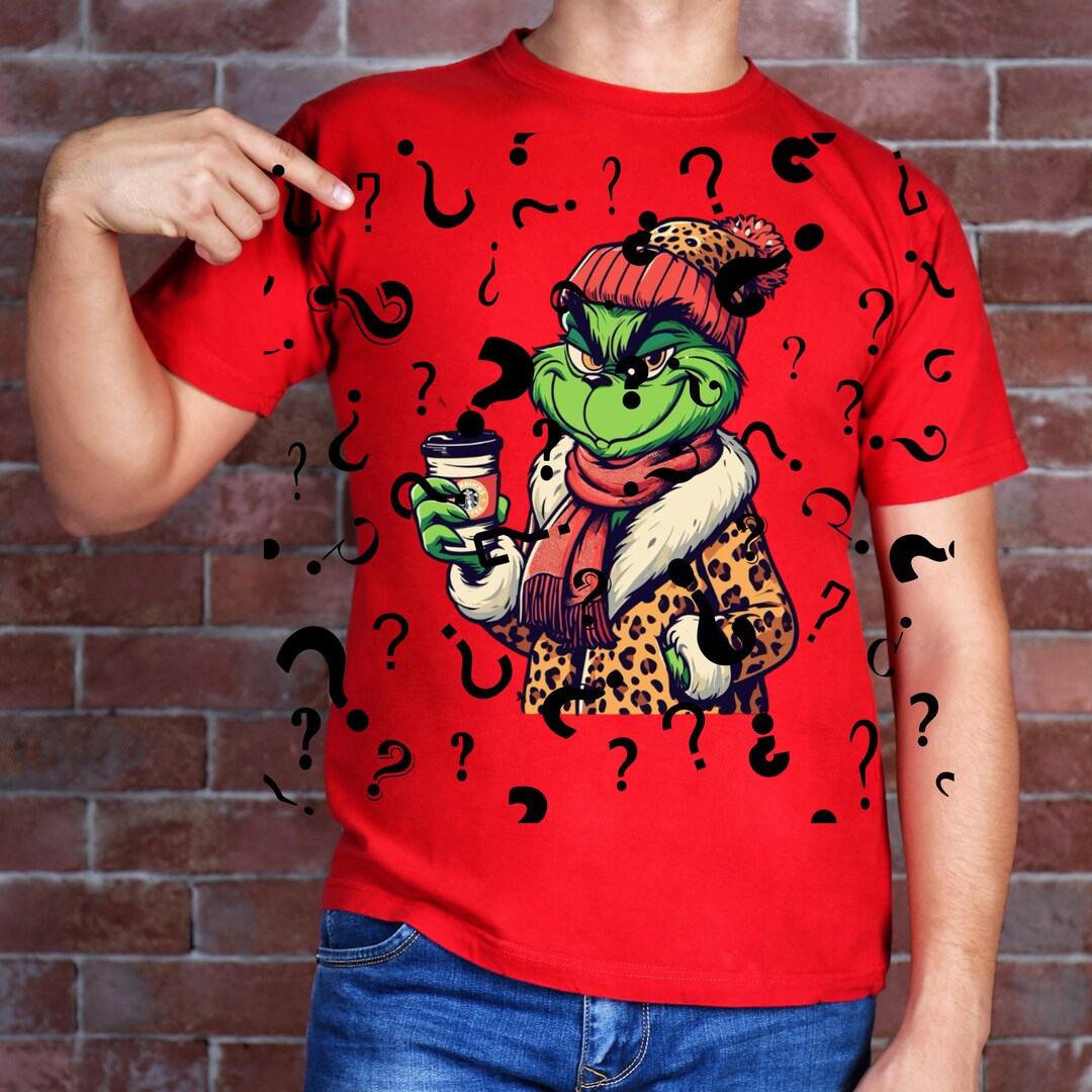 Boujee Grinch, Leopard Print, Christmas Shirts, Holidays, Grinchmas ...