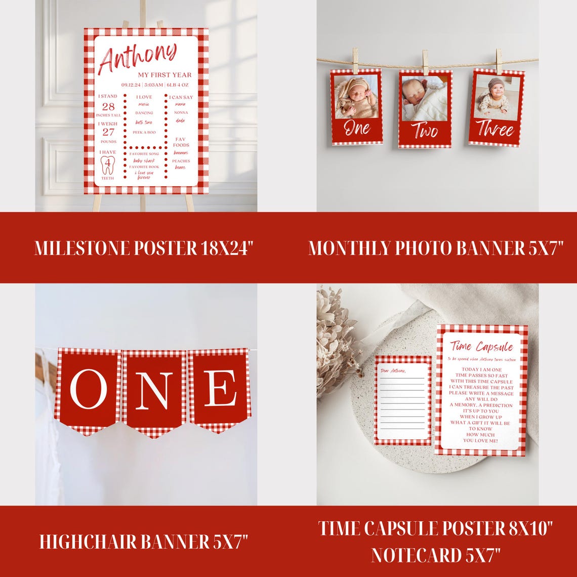 One Good Fella First Birthday Party Bundle | Editable Canva Template ...