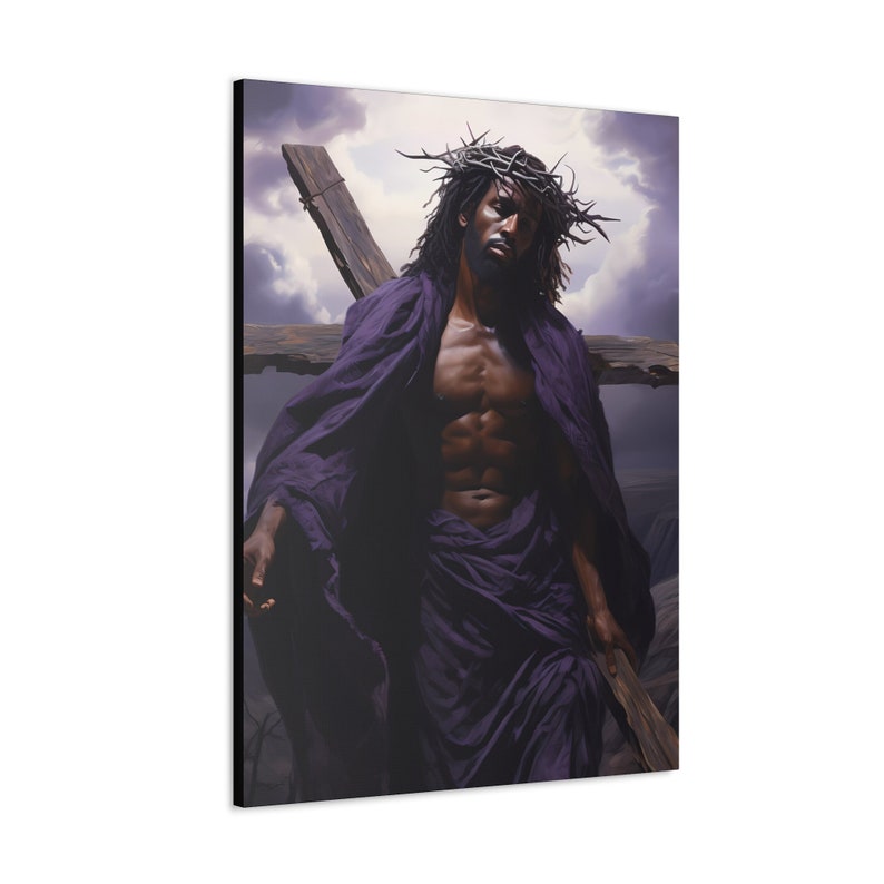 African American Art Black Jesus Wall Art Modern Art Religious ...