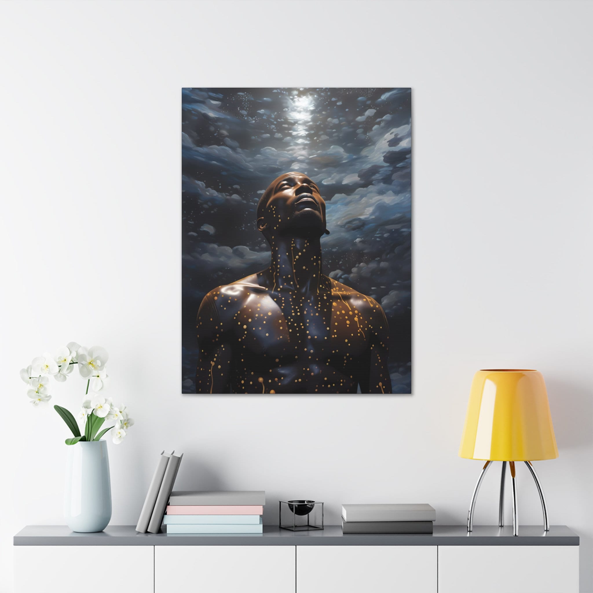 African American Art Black Male Canvas Artblack Wall Art Black Art ...