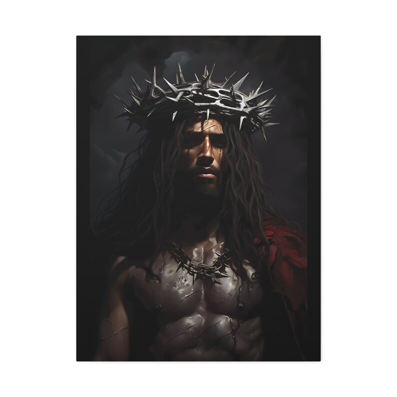 African American Art Black Jesus Wall Art Modern Art Religious ...