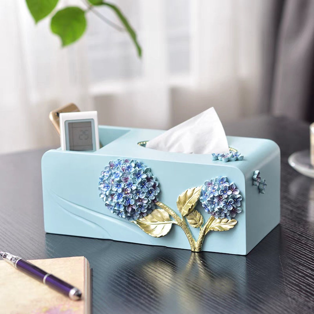 Multifunctional Ceramic Tissue Holder and Remote Organizer - Etsy