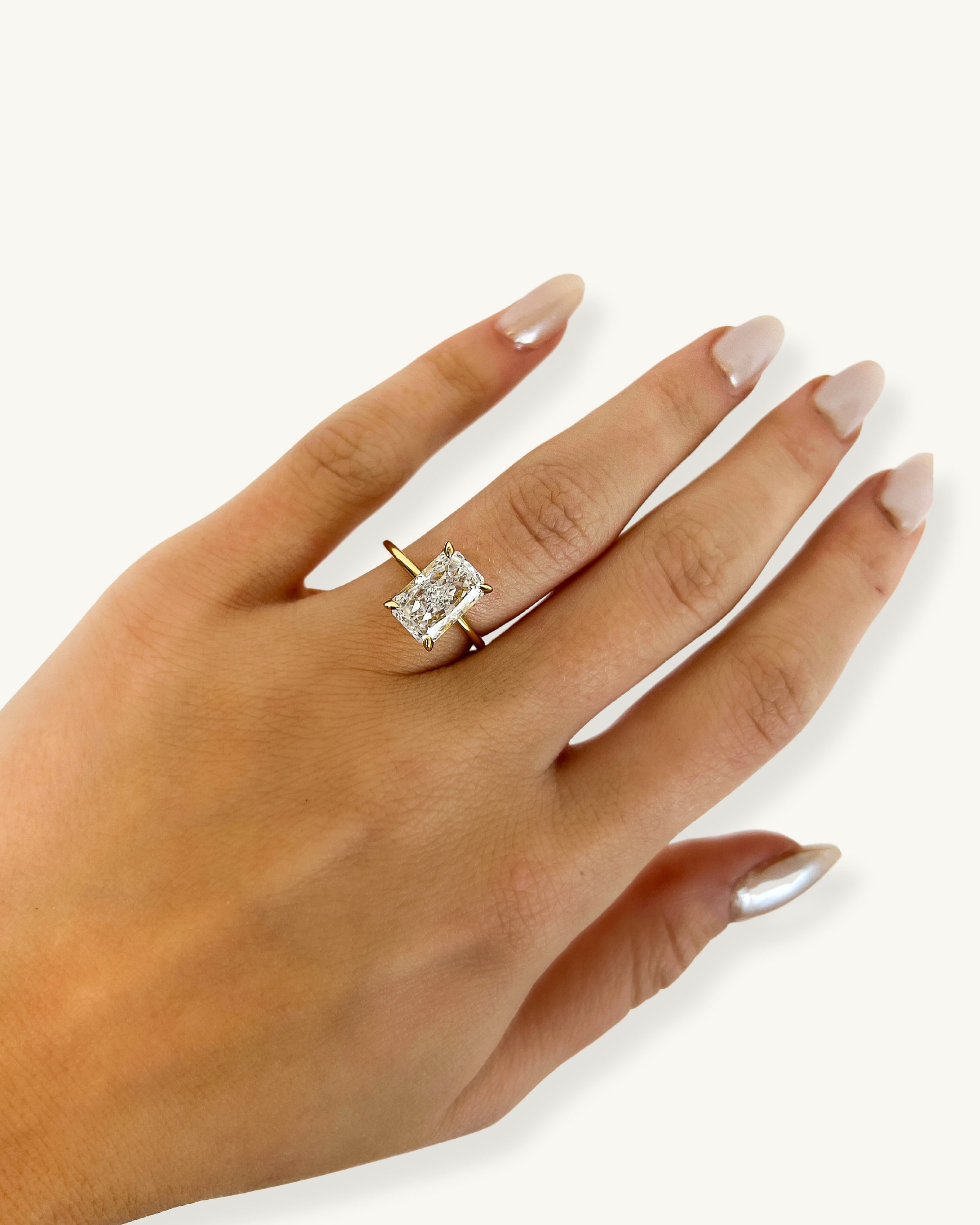 ELONGATED RADIANT CUT Luxe Ring - Etsy
