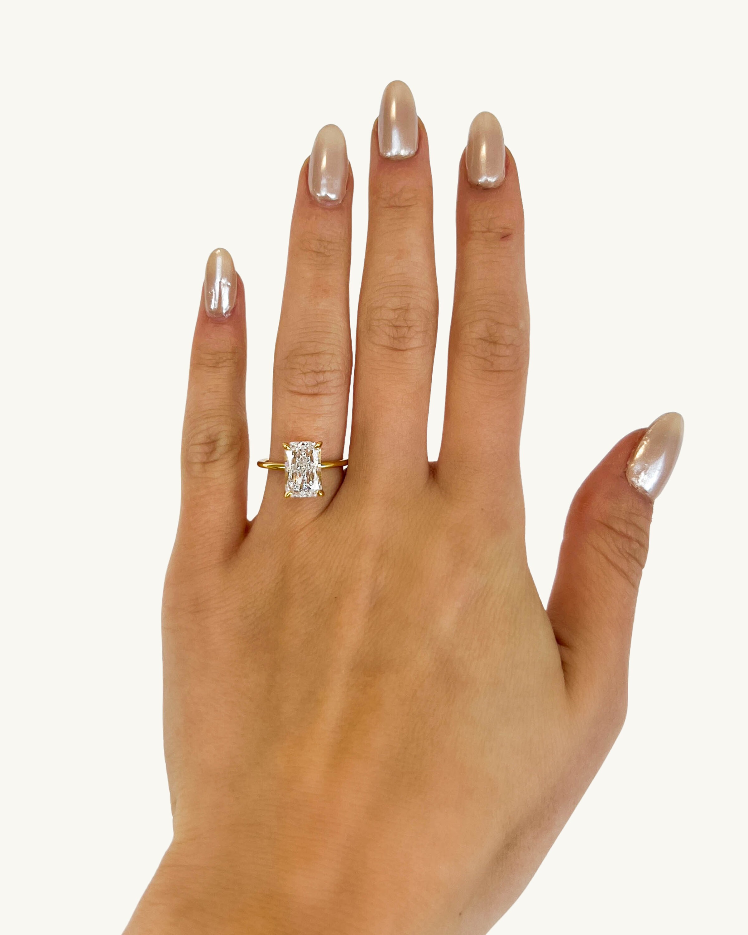ELONGATED RADIANT CUT Luxe Ring - Etsy