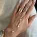 PEARL HAND CHAIN - Etsy