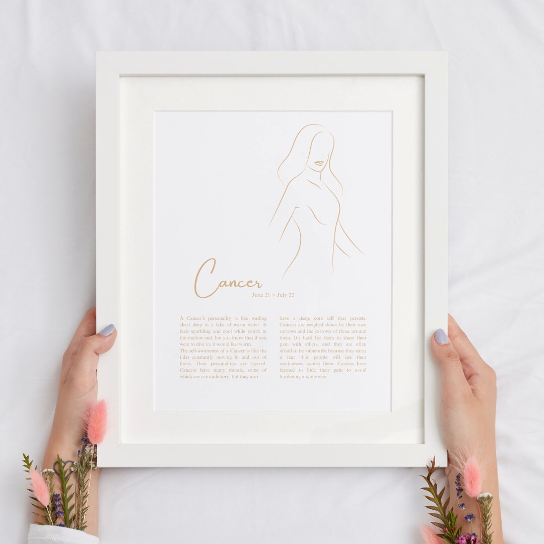 Cancer Digital Art Print Modern Digital Wall Art Prints - Etsy