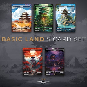 SET Basic Lands Premium Proxy MTG Cards, Full Art - Etsy