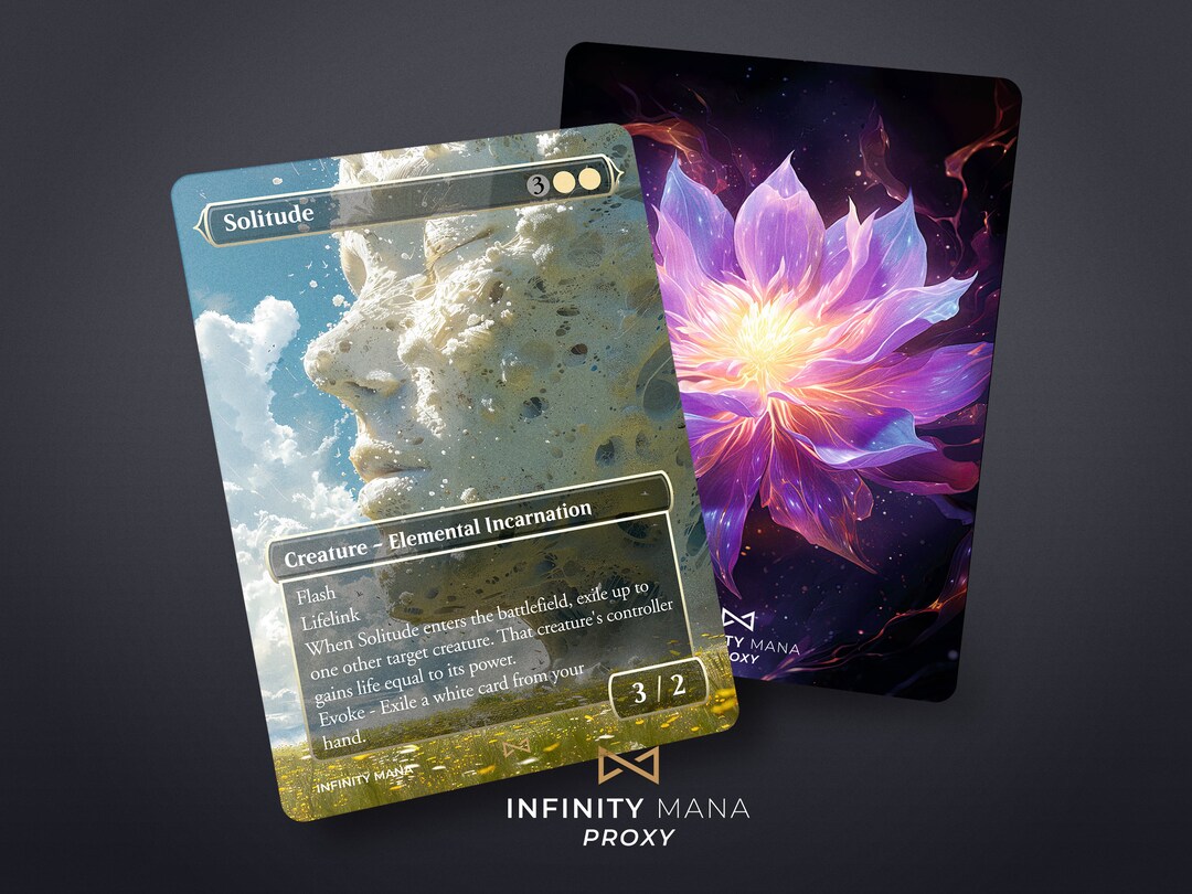 Solitude - Premium Proxy Cards, Full Art Commander Card - Etsy