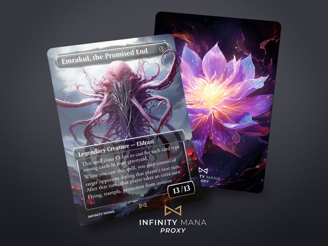 Emrakul the Promised End Premium Proxy MTG Cards, Full Art Commander ...