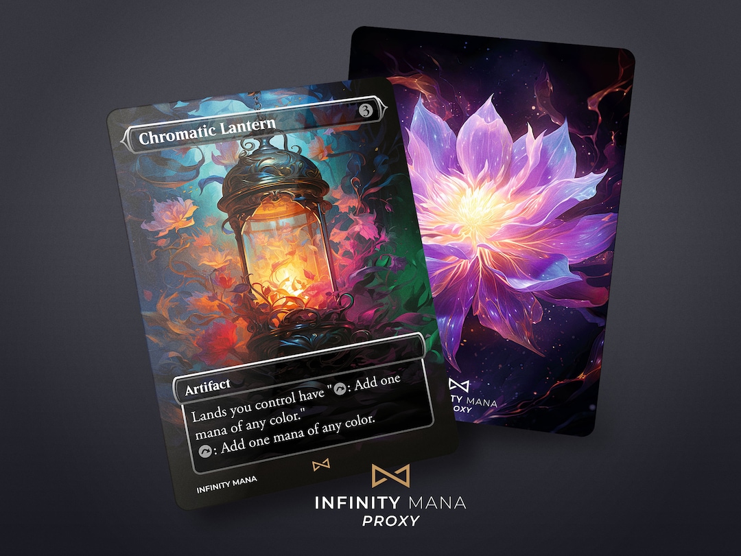 Chromatic Lantern - Premium Proxy Cards, Full Art Commander Card - Etsy