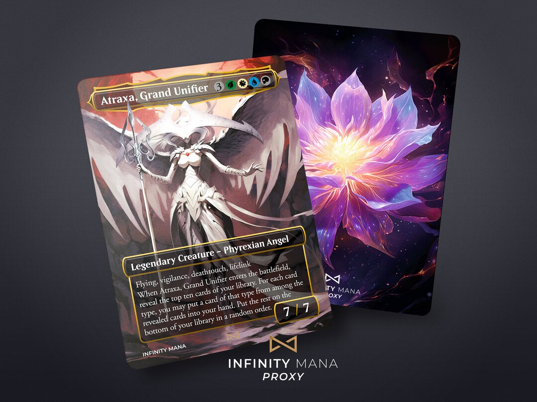 Atraxa Grand Unifier Premium Proxy MTG Cards Full Art - Etsy France