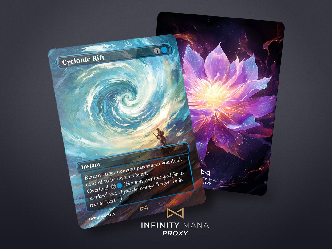 Cyclonic Rift - Premium Proxy Cards, Full Art - Etsy