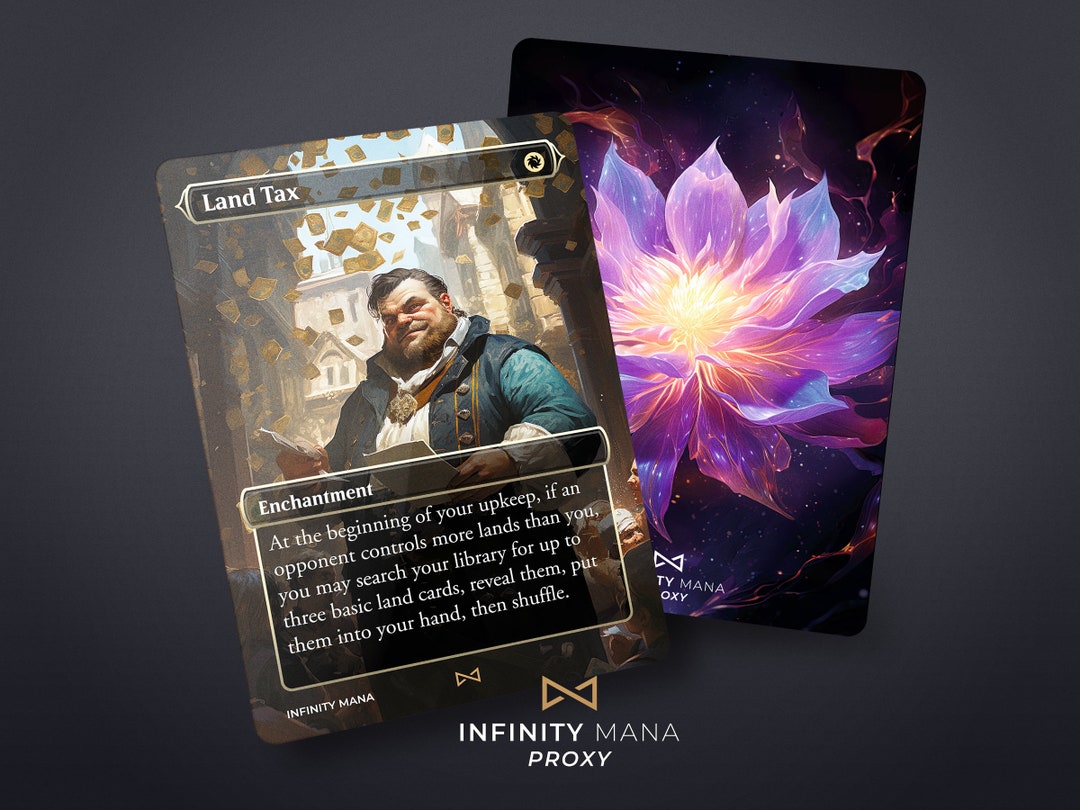 Land Tax Premium Proxy MTG Cards, Full Art Commander Card - Etsy Norway