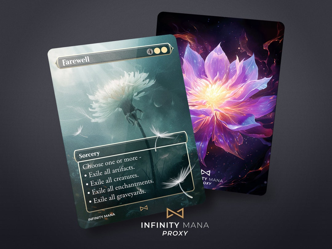 Farewell Proxy Card: Full Art Commander Card - Etsy
