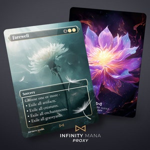 Farewell Proxy Card: Full Art Commander Card - Etsy