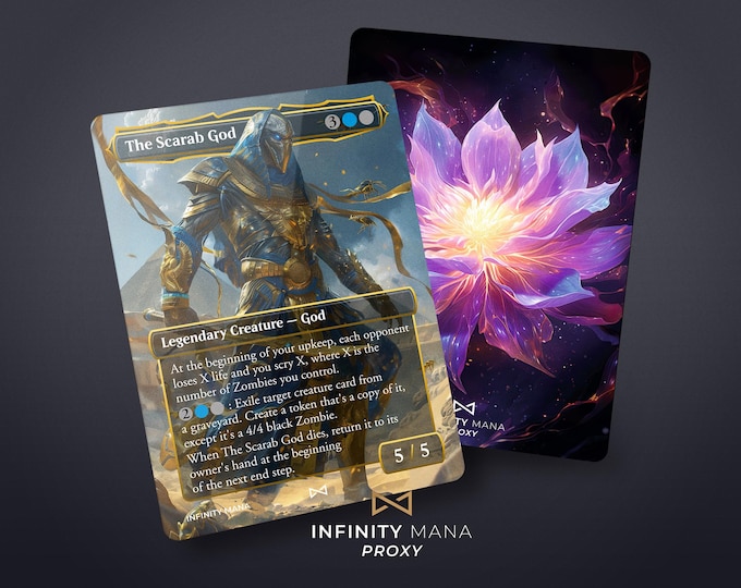 The Scarab God Zombie Tribal Reanimation Commander Deck Fully ...