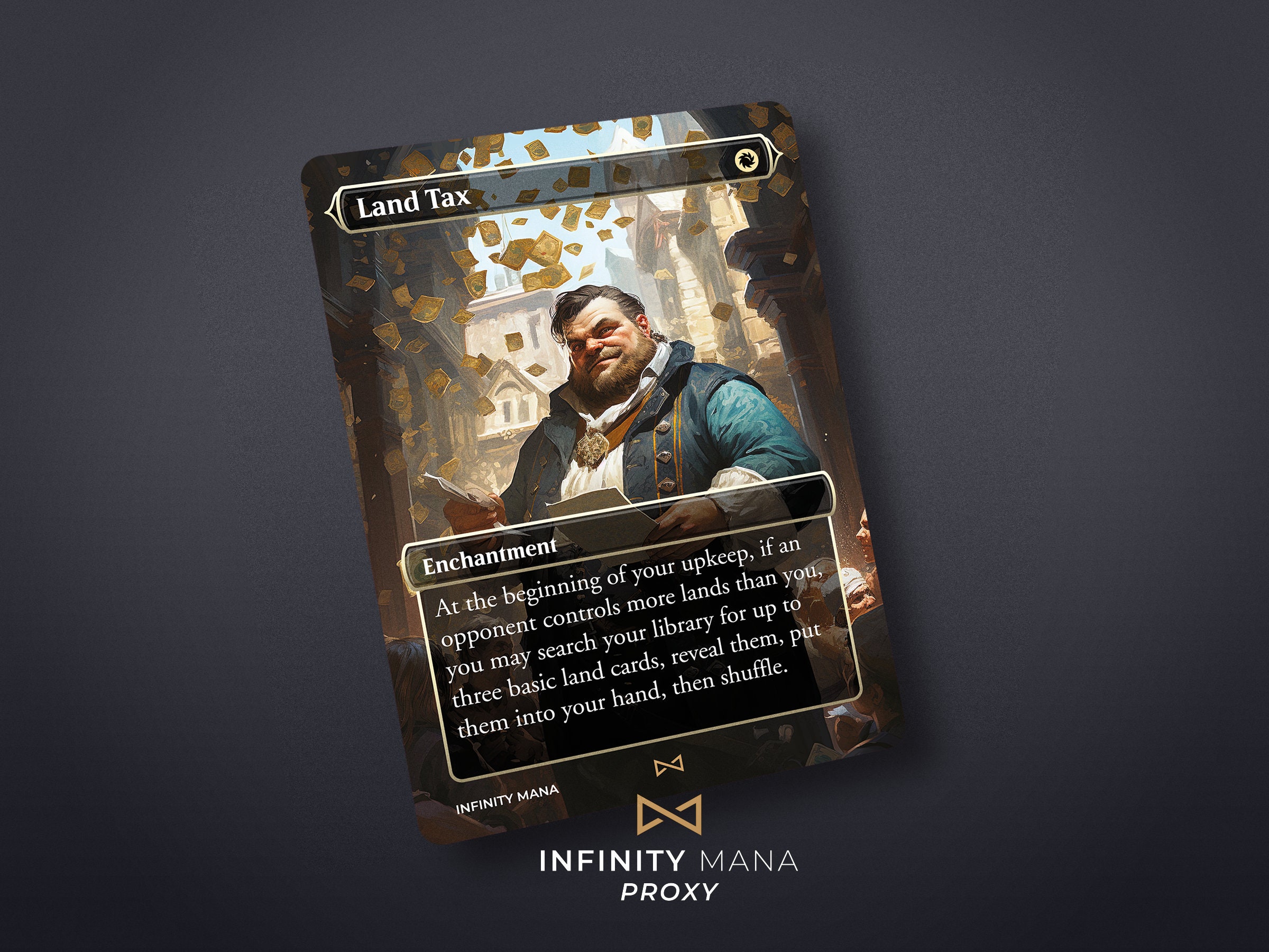 Land Tax Premium Proxy MTG Cards, Full Art Commander Card - Etsy Norway