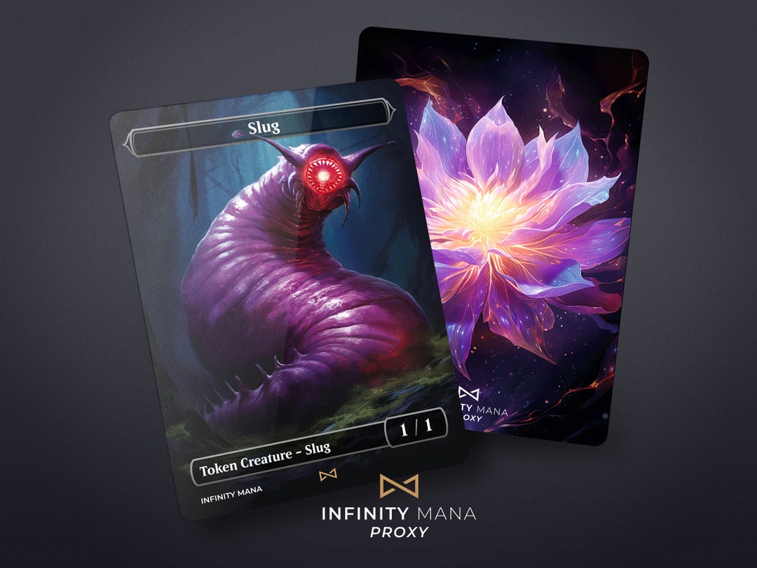 Slug Token Proxy Card: Full Art Commander Card - Etsy