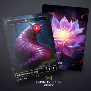 Slug Token Proxy Card: Full Art Commander Card - Etsy