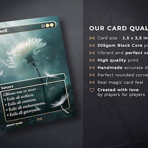 Farewell Proxy Card: Full Art Commander Card - Etsy