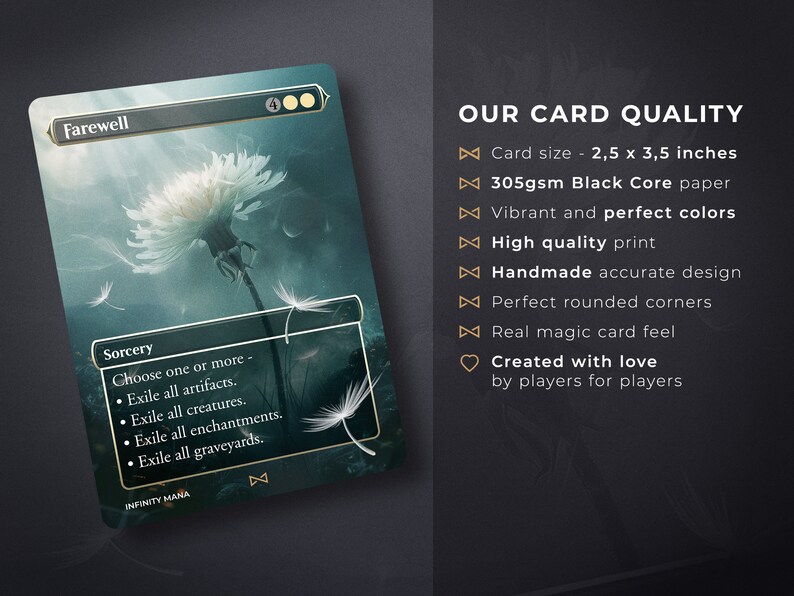 Farewell Proxy Card: Full Art Commander Card - Etsy