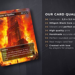 Torment of Hailfire Premium Proxy MTG Cards Full Art - Etsy