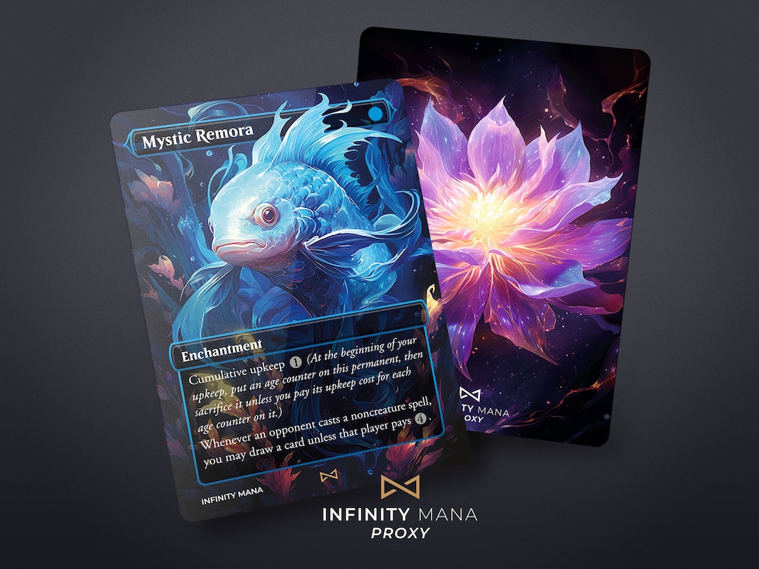 Mystic Remora - Premium Proxy Cards, Full Art Commander Card - Etsy