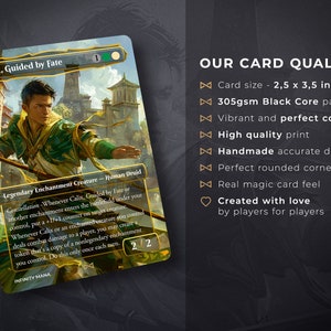 Calix, Guided by Fate Proxy Card: Full Art Commander Card - Etsy