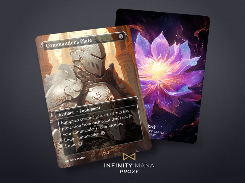 Full Art Artifact Proxy Cards: Commander Set of 10 - Etsy