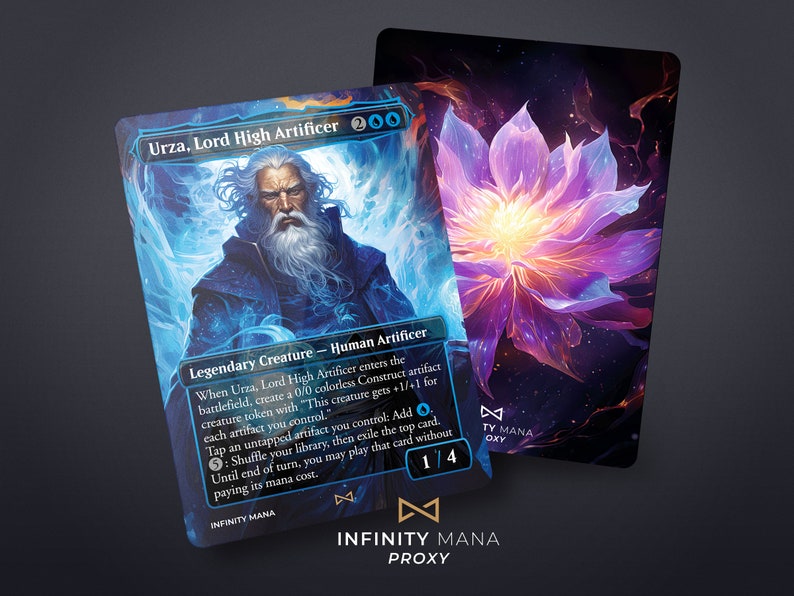 Urza Lord High Artificer Premium Proxy MTG Cards, Full Art Commander ...