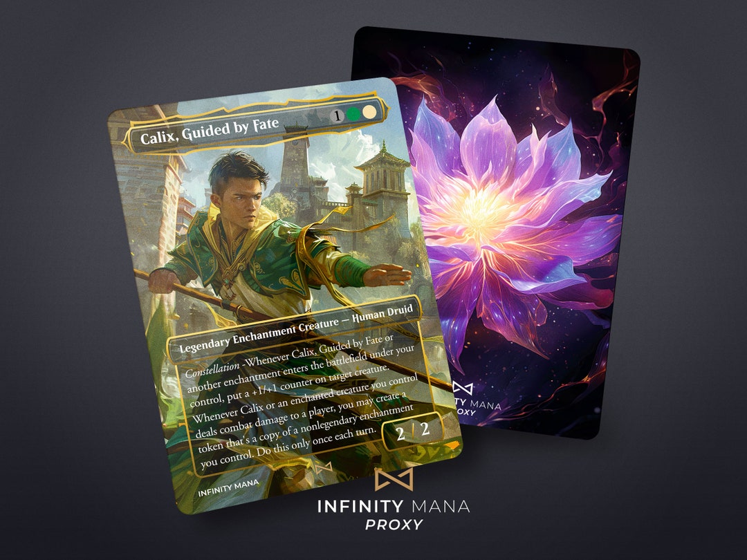 Calix, Guided by Fate Proxy Card: Full Art Commander Card - Etsy