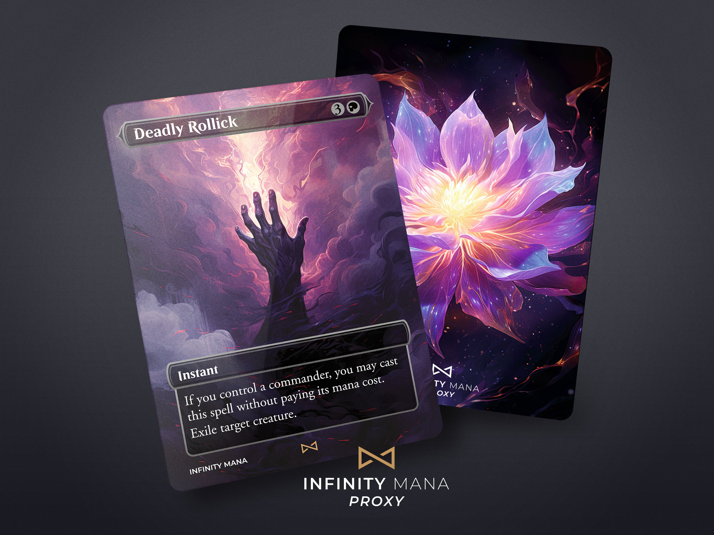 Deadly Rollick Premium Proxy MTG Cards, Full Art Commander Card - Etsy