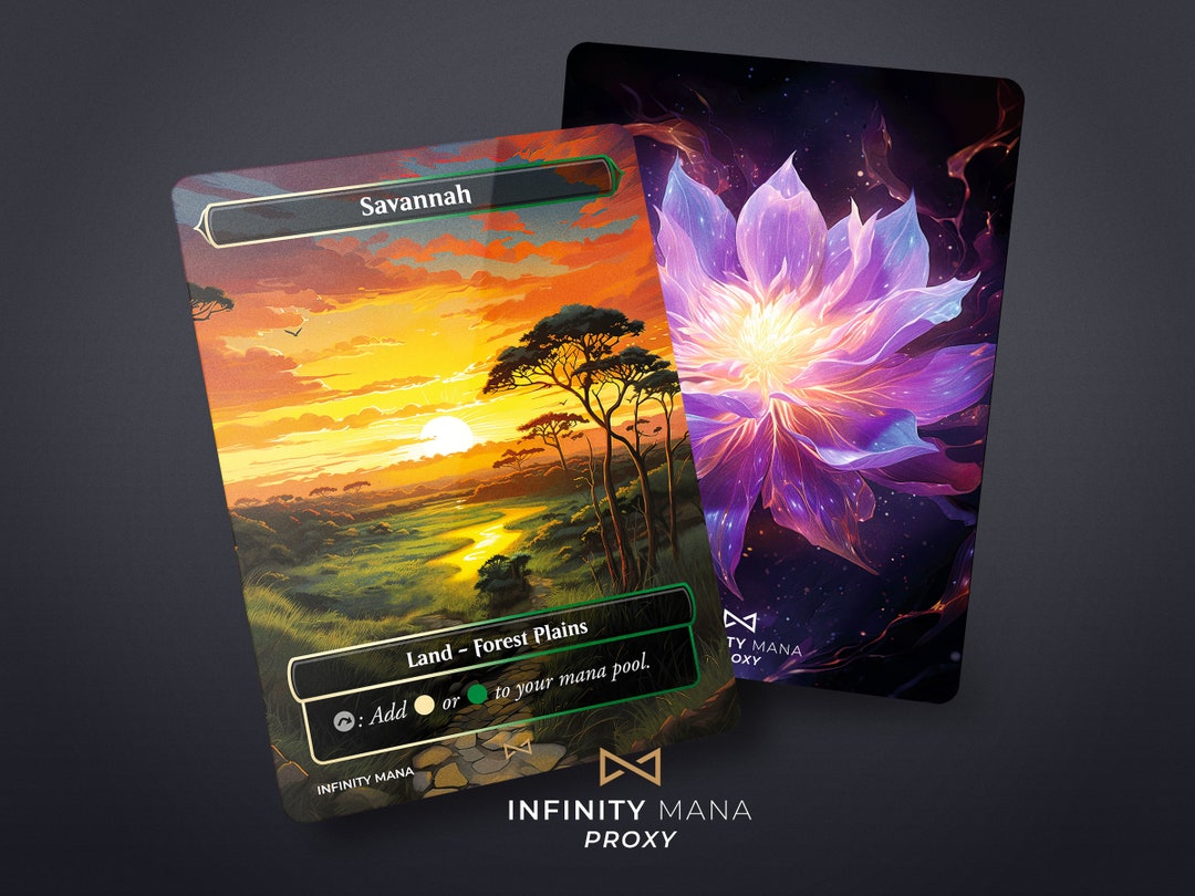 Savannah Premium Proxy MTG Cards, Full Art Commander Card - Etsy