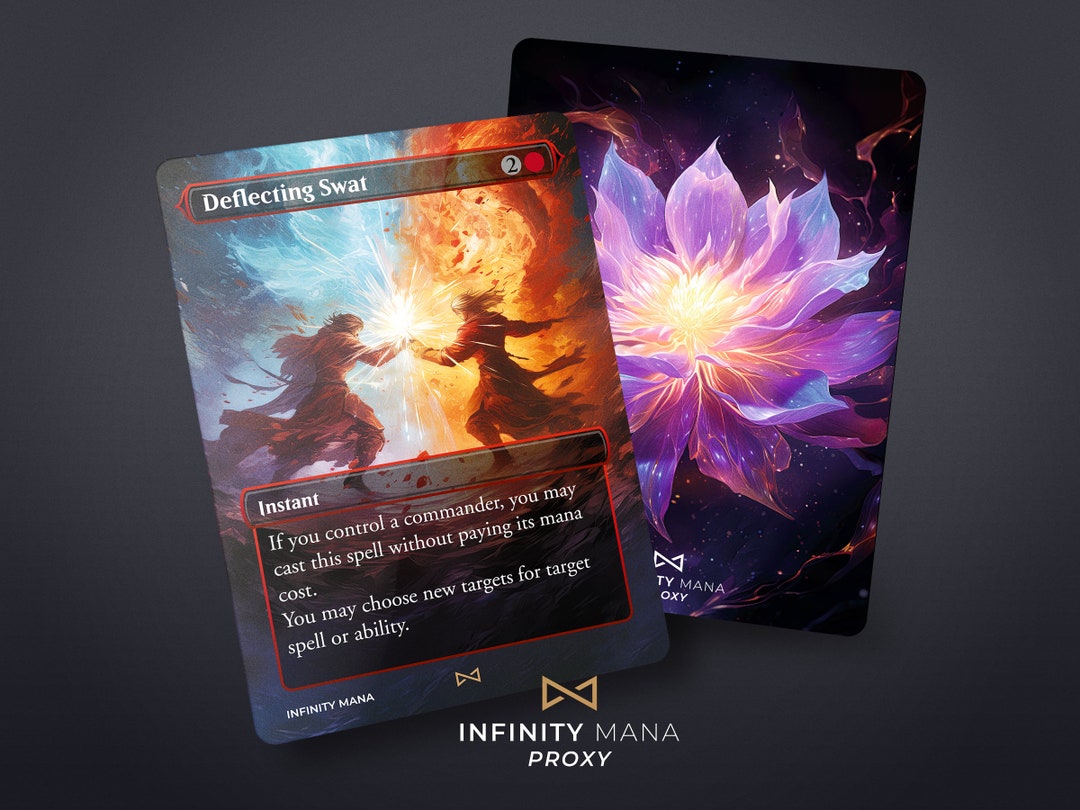 Deflecting Swat Proxy Card: Full Art Commander Card - Etsy