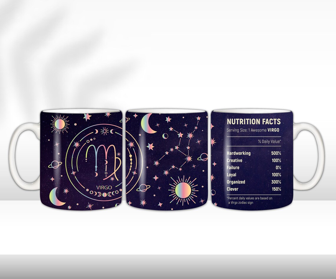 Zodiac Sign Mug - Etsy