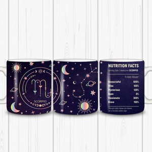 Zodiac Sign Mug - Etsy
