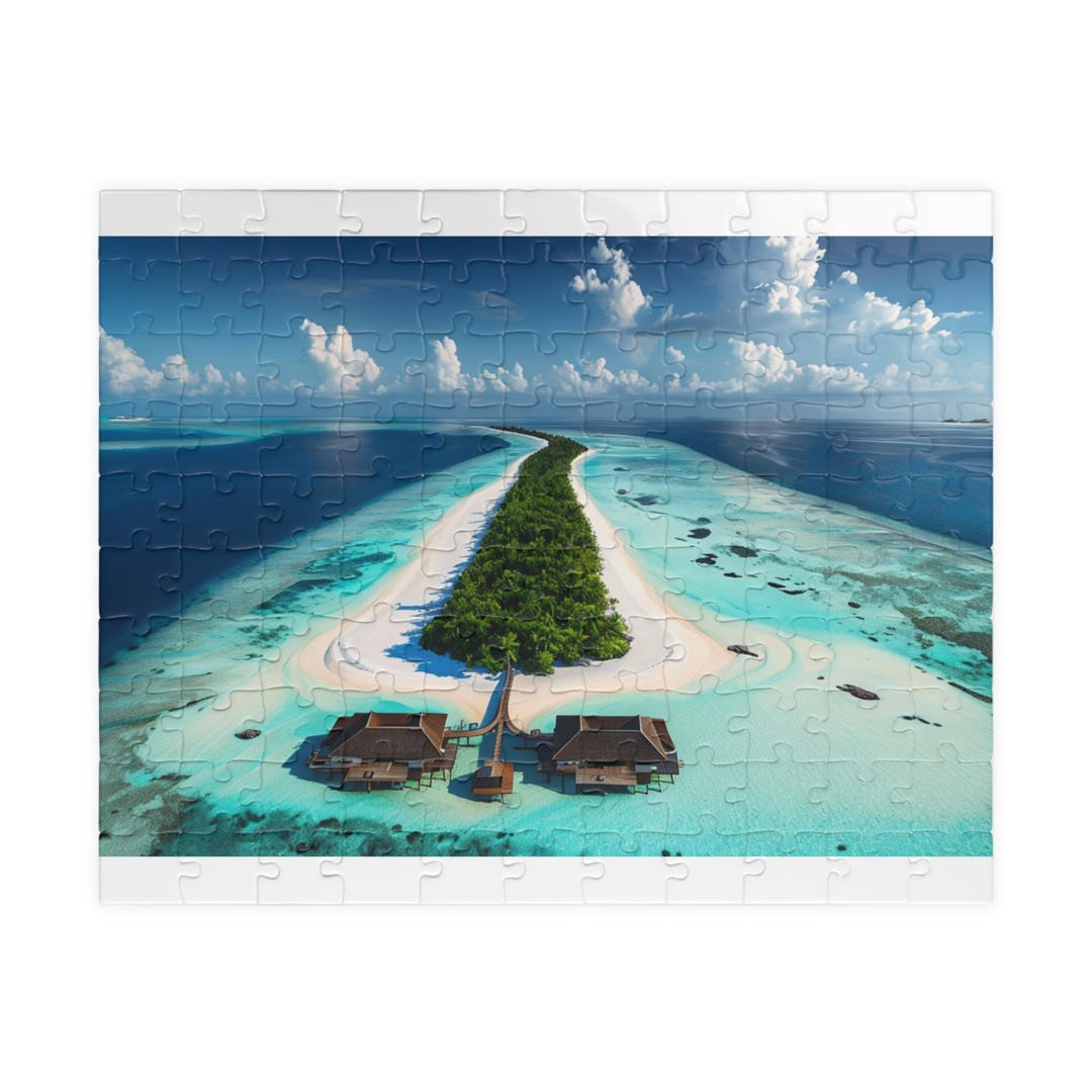 Tropical Paradise Puzzle - Relaxing Island Vibe, Perfect Gift for ...