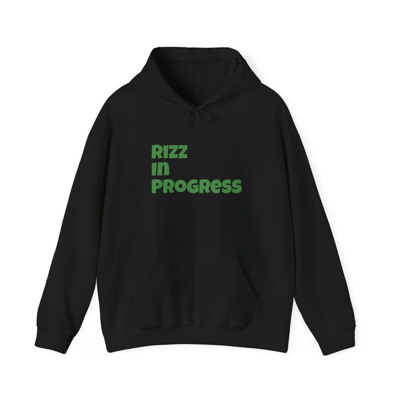 Hoodie, Gen Z Cool Quote 'rizz Called Rizz in Progress' 18 9 26 26 Code ...
