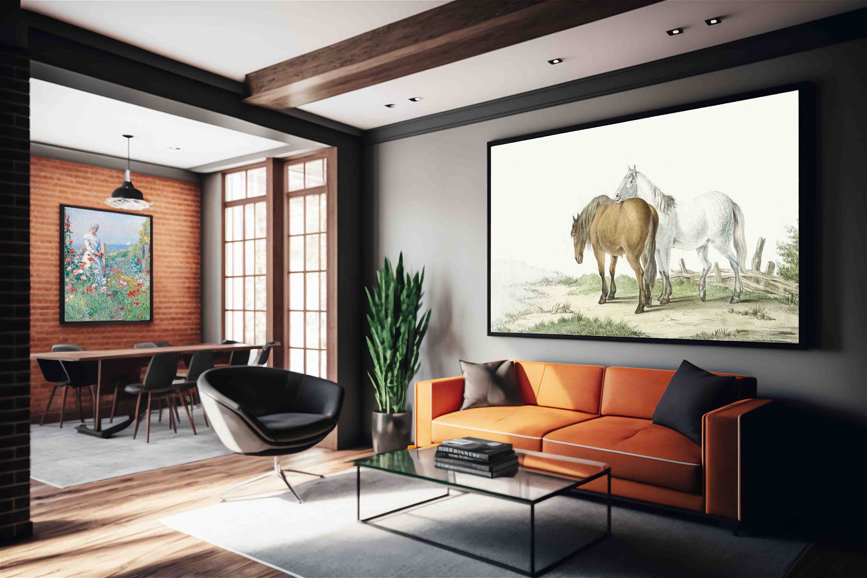 5 Printable Paintings Digital Files for Wall Art - Etsy