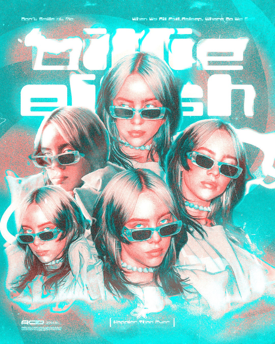 Billie Eilish TRAPSTAR Poster Digital Print Download - Etsy UK