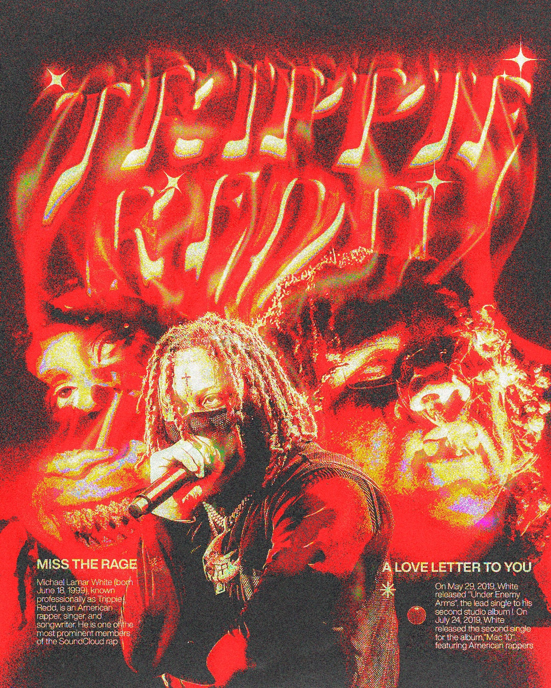 Trippie Redd RAPSTAR Poster Digital Print Download Printable Art ...