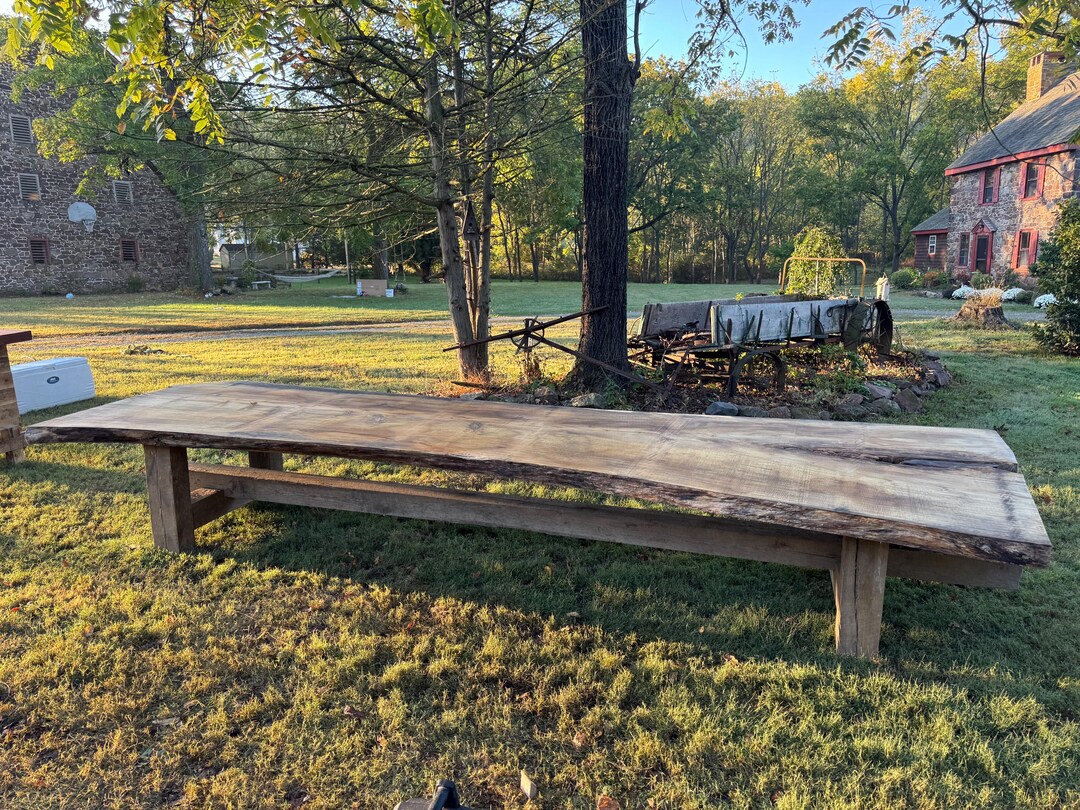 Rare Red Elm Slab Table - Etsy