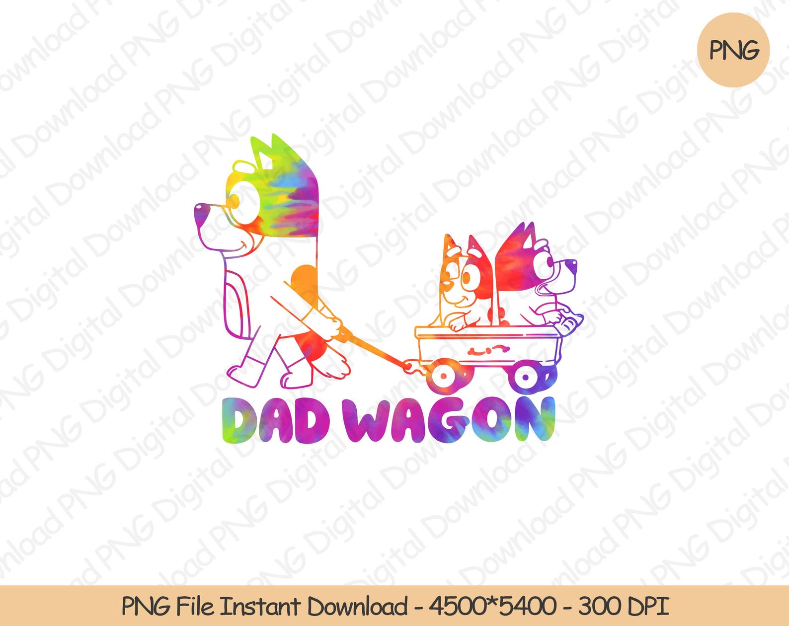 Dad Wagon PNG File Instant Download Digital Design Download Sublimation ...