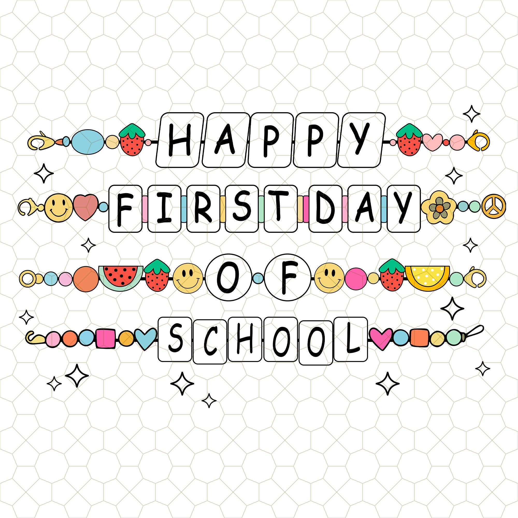 Happy First Day of School Png, Back to School Png, Happy First Day of ...