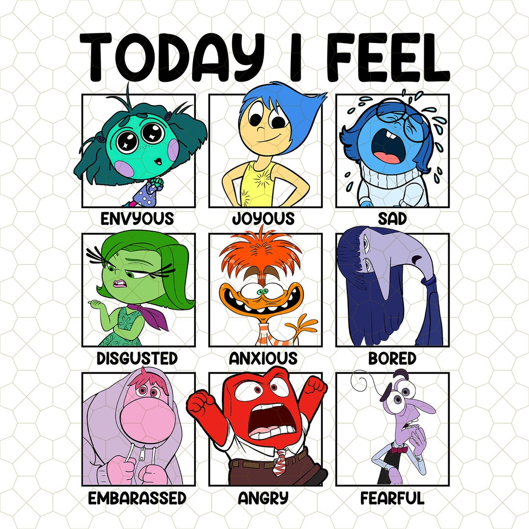 It's Ok to Feel All the Feels Inside Out Png, Inside Out Character Png ...
